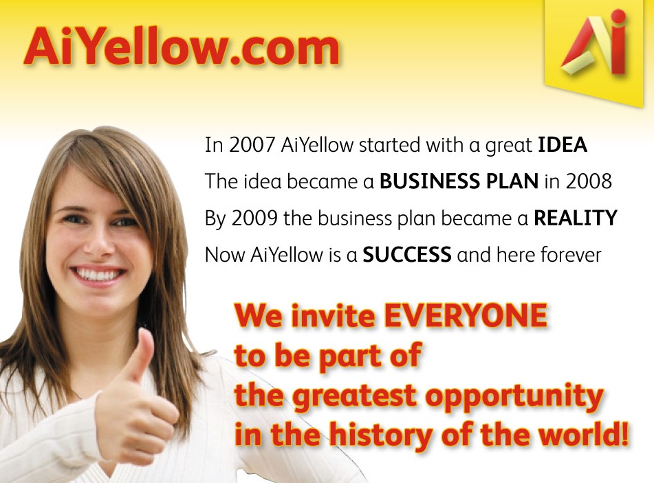 AiYellow-Earn Advertising on Yellow Pages