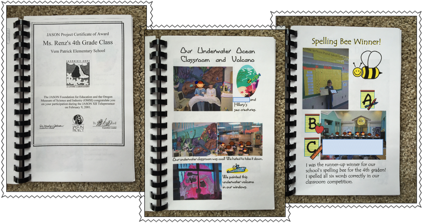 Mrs. Renz' Class: Capture End of Year Memories with a Memory Book!