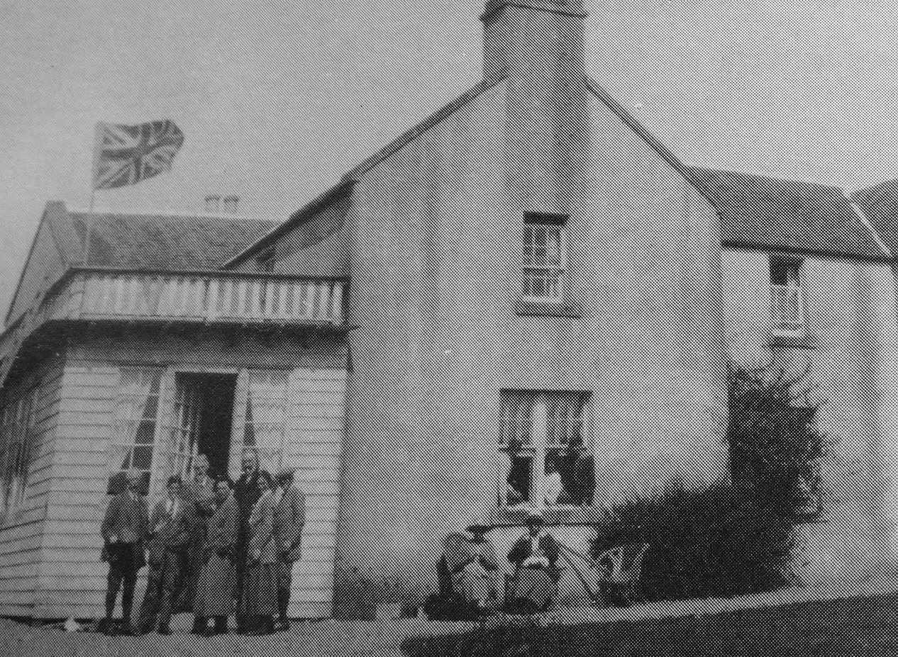 Tour Scotland: Old Photograph Scalasaig Hotel Colonsay Scotland
