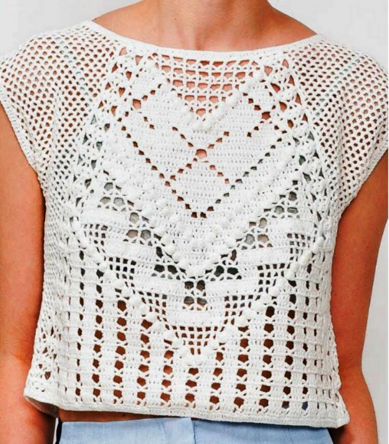 Tina's handicraft : crochet shirt