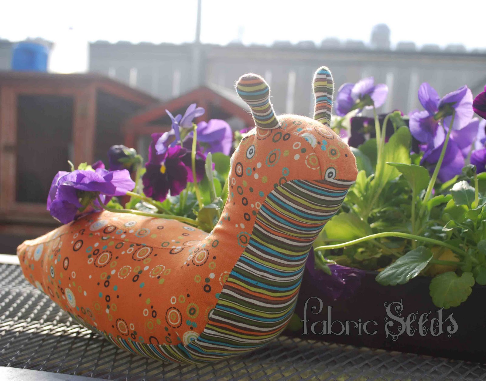 Fabric Seeds: Huggable Slugs {Part 2}