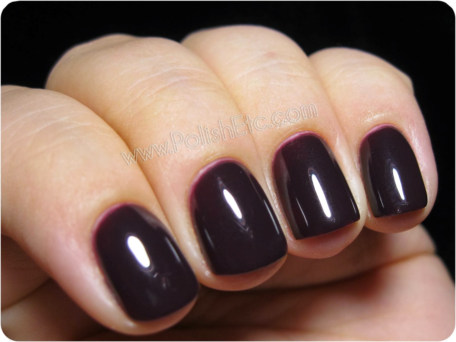 Gelish Love Me Like A Vamp Swatches and Review! - Polish Etc.