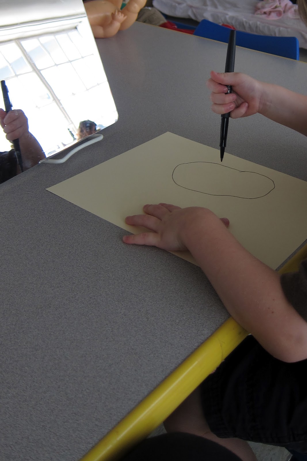 Pondering Preschool: How do three year olds write?