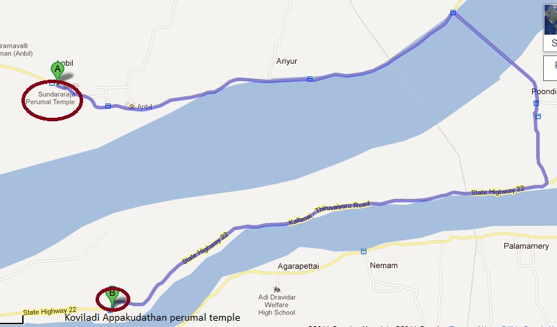 Temples of India: Vadivazhagiya nambi perumal temple, Thiru anbil