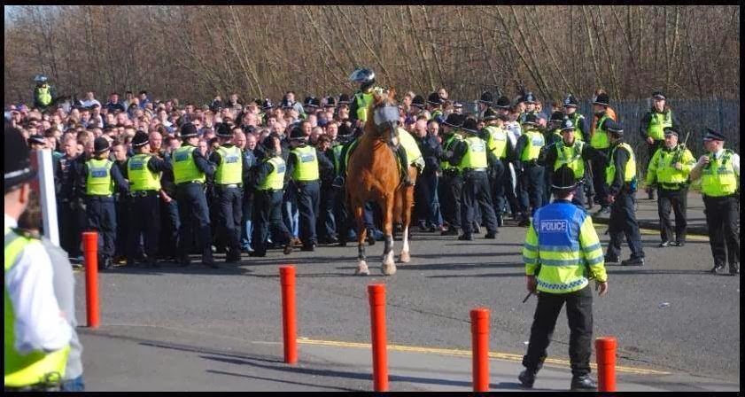 Football Hooligan Pictures: Leeds at Middlesbrough 22 Feb 2014