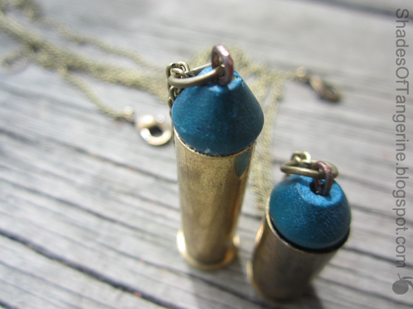 Shades Of Tangerine: Bullet Necklace (DIY)