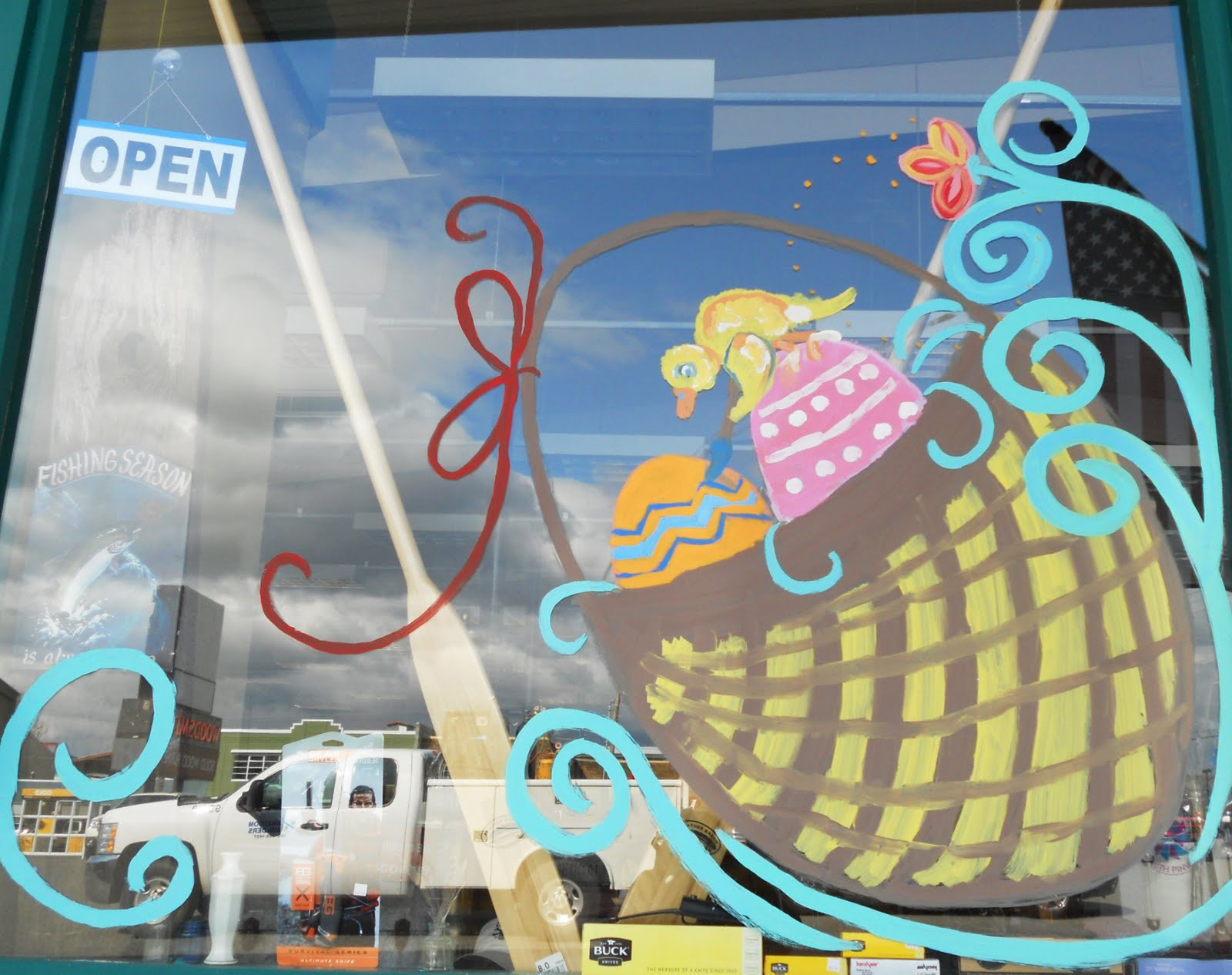 Dreamscapes: Easter Window Painting