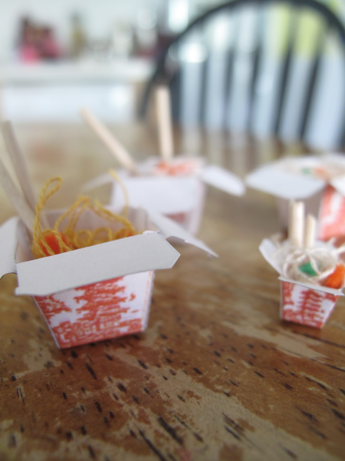 Pocket Full Of Sunshine: Little Chinese Take-Out boxes