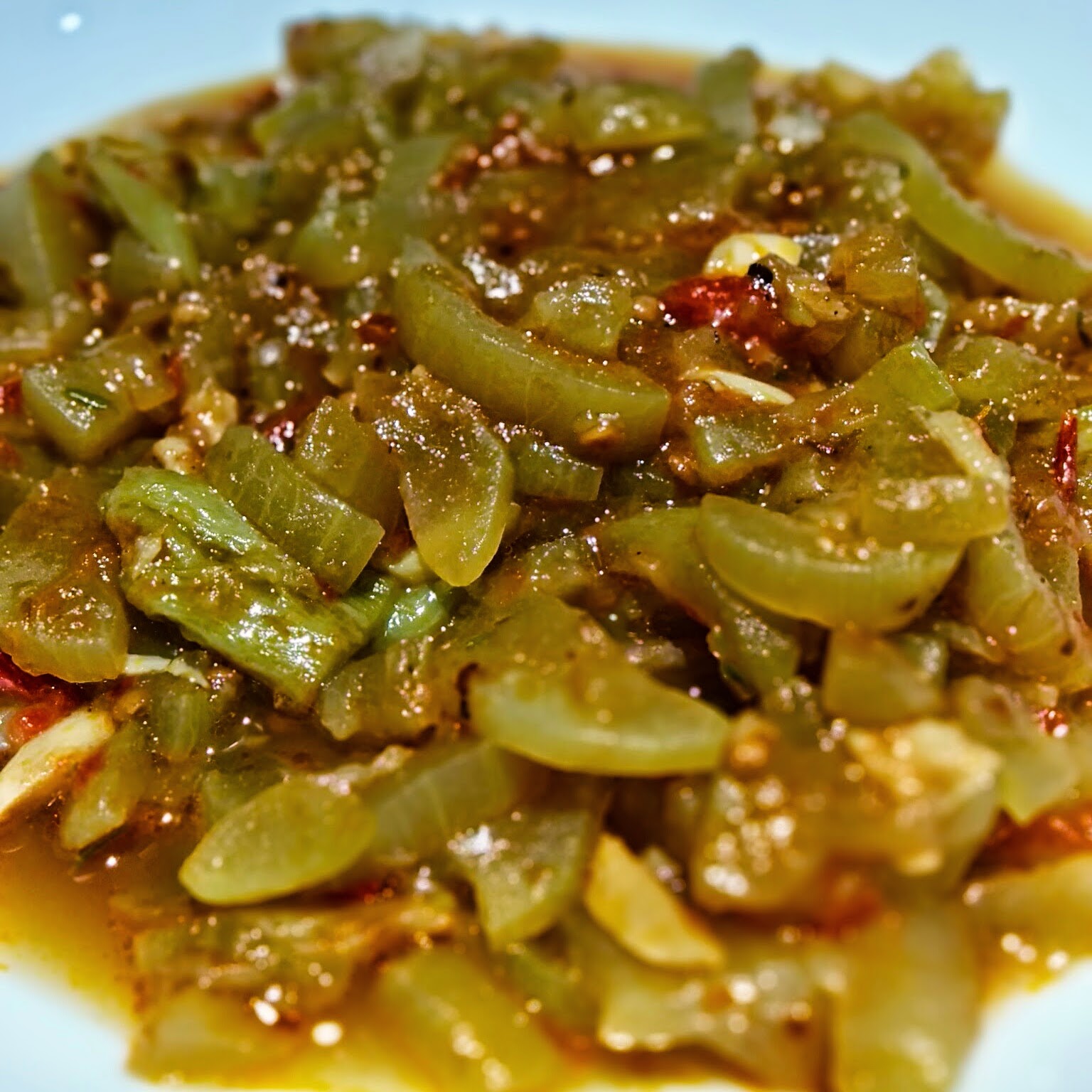 Stewed Italian Cucuzza Squash