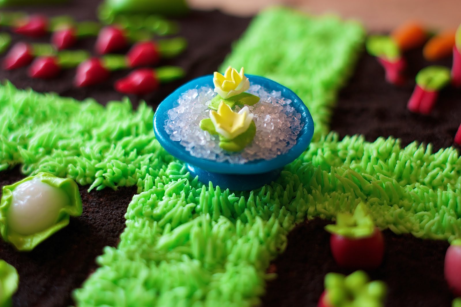 Spring Garden Cake - Speedbump Kitchen
