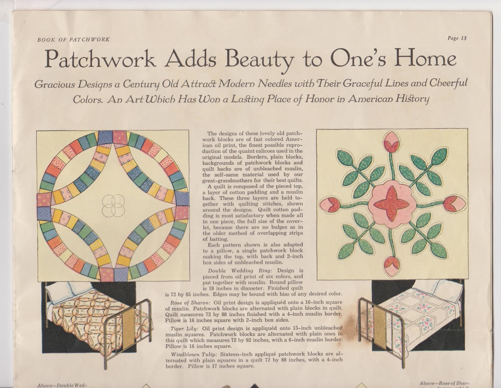 90 Years Ago: The Patchwork Book 1931