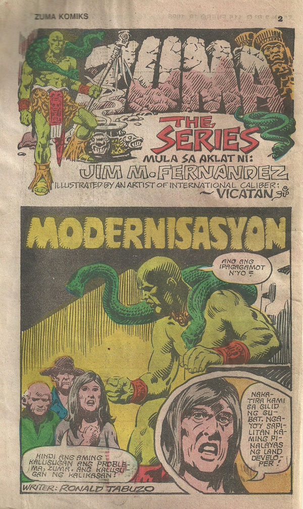 Pinoy Superheroes Universe: ZUMA Goes Green