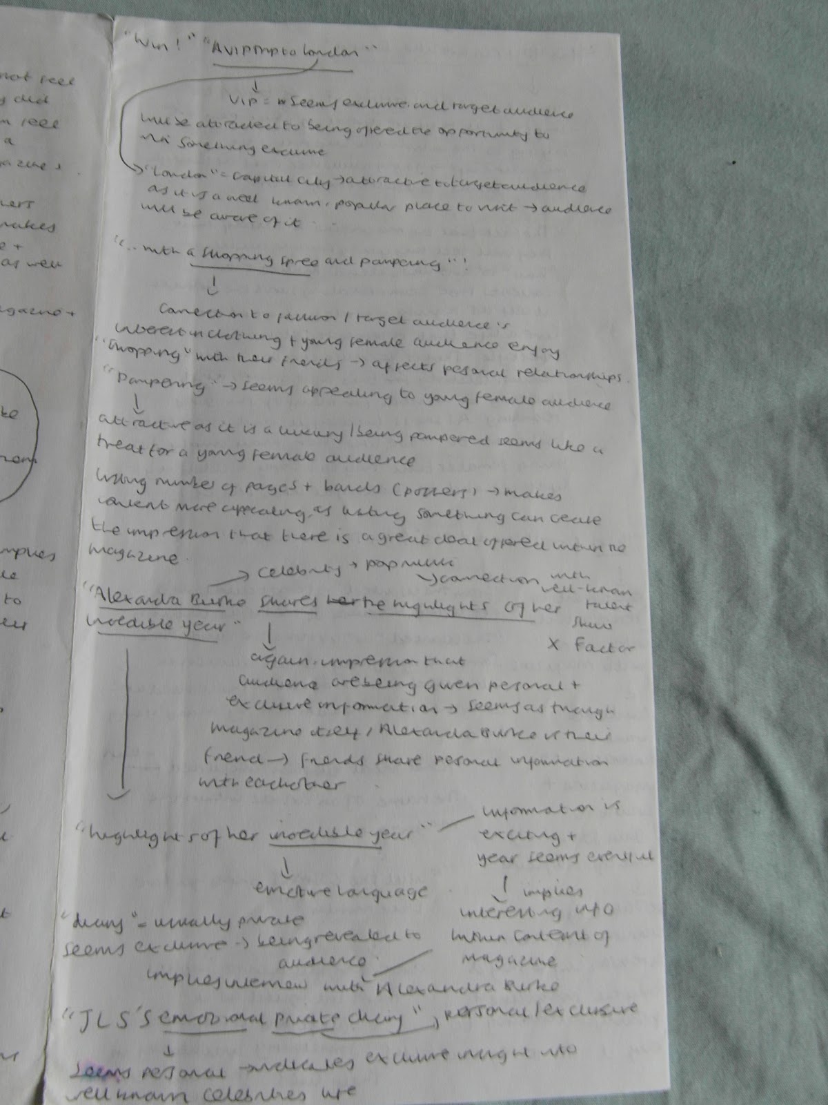 Claire's AS Media Studies: Pop Music Magazine Analysis- 'Top of the ...