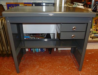 Antiques On Kent: SOLD Mid-Century "Cole Steel" Metal Desk