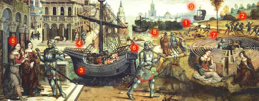 Mythology: 73 Works by the Great Artists, following Theseus, Part 1 ...