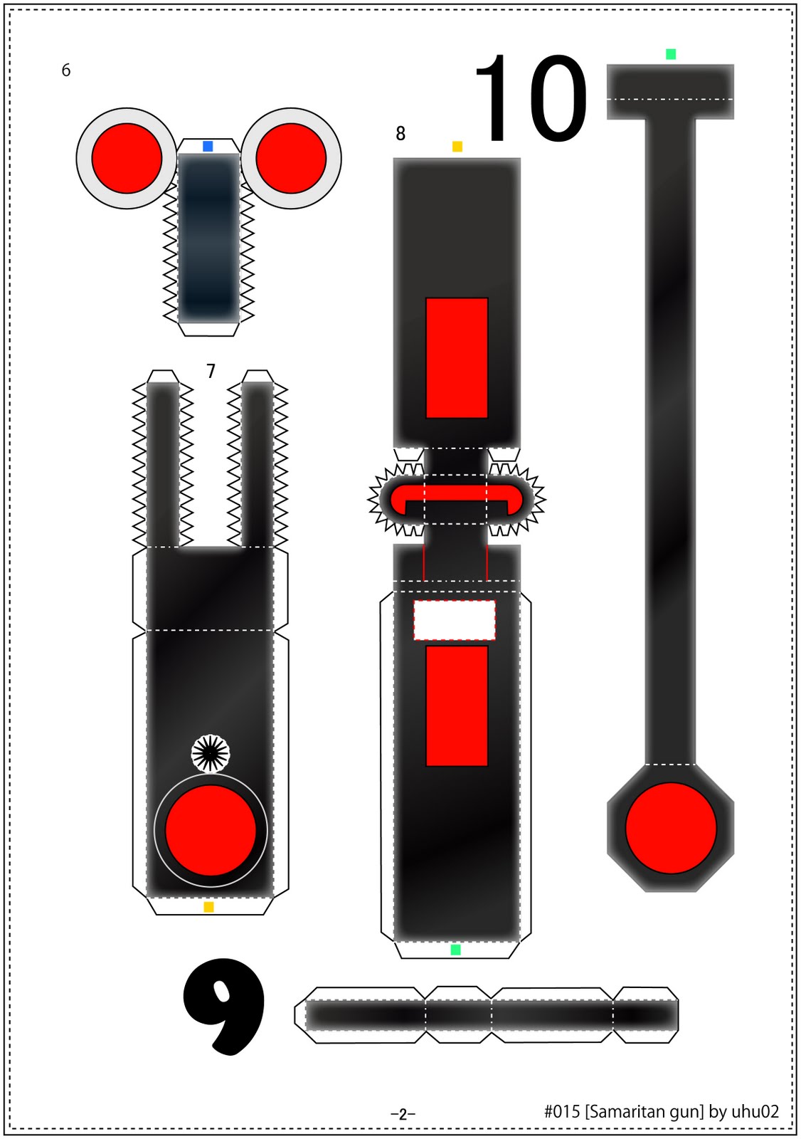 papercrafts de todos los niveles: aqui hay papercrafts de distintas armas
