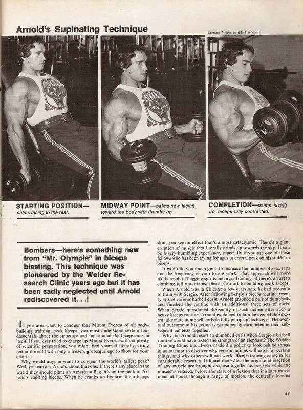 Old School Bodybuilding Charts. Compiled by Veeraj Goyaram ~ multiple ...