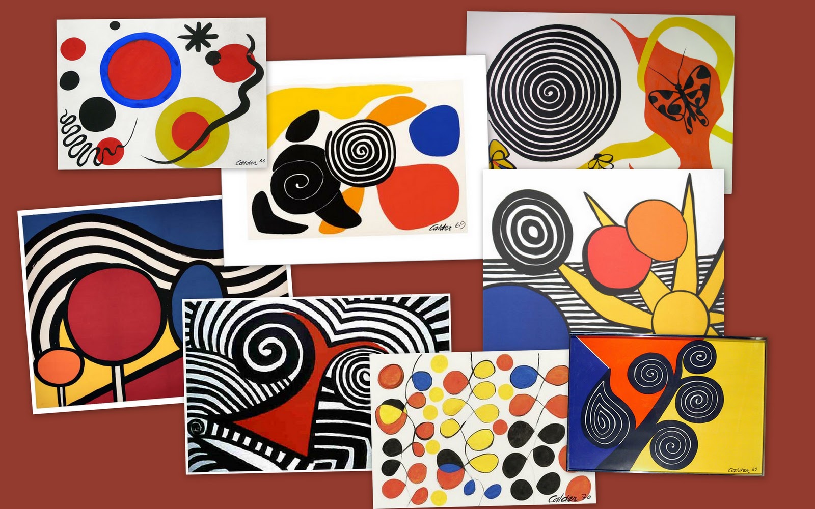 Petits Grans Artistes!: ENS INSPIREM EN CALDER: L'ESPIRAL