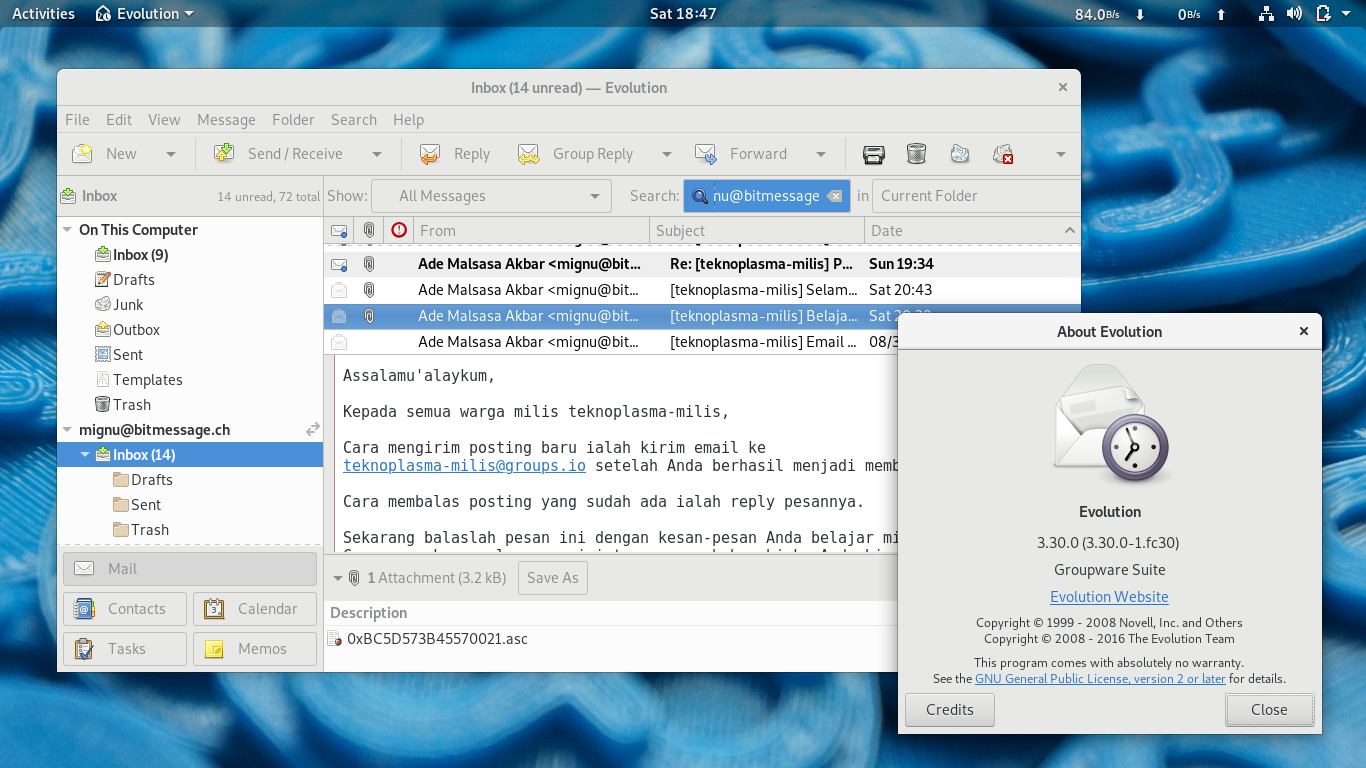 Easy Setup Email Encryption with Evolution Mail Client