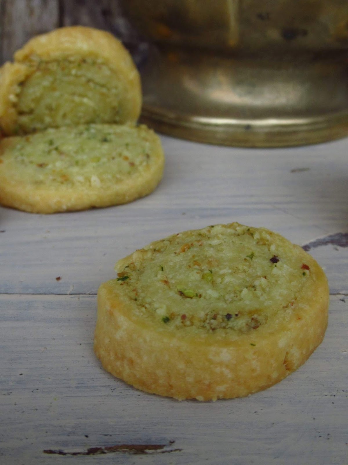 ćakula o spizi: Slane rolice od pistacija i maslina