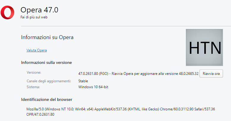Opera 48 è disponibile con diverse novità | Video