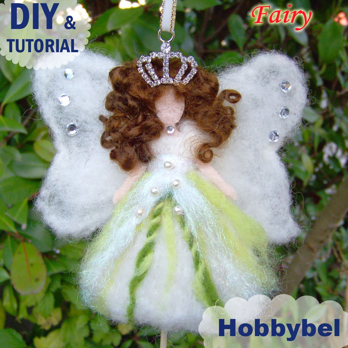 TUTORIAL FATA DI LANA CARDATA - DIY WALDORF DOLL, FAIRY CRAFT, NEEDLE FELT