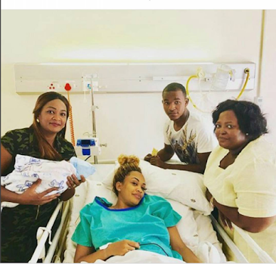 Photos: Diamond Platnumz and girlfriend welcome son
