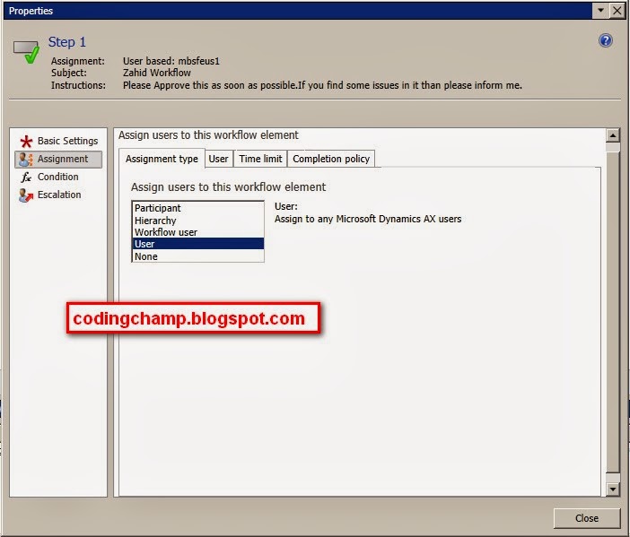 Coding Champ Workflows In Microsoft Dynamics Ax 2012 Part 1