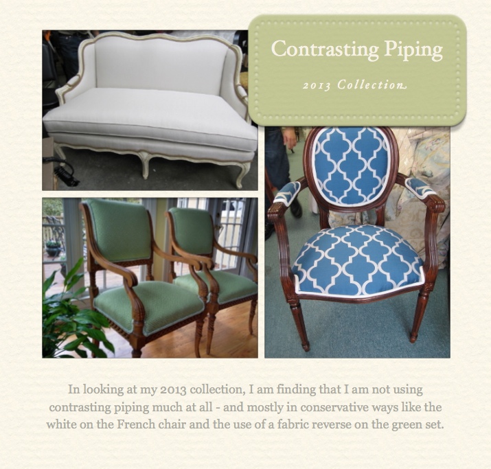 Wydeven Designs: Contrasting Piping - A Fine Tailored Touch!
