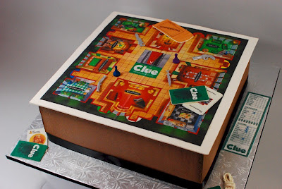 Cup a Dee Cakes Blog: Clue Game Board Grooms Cake