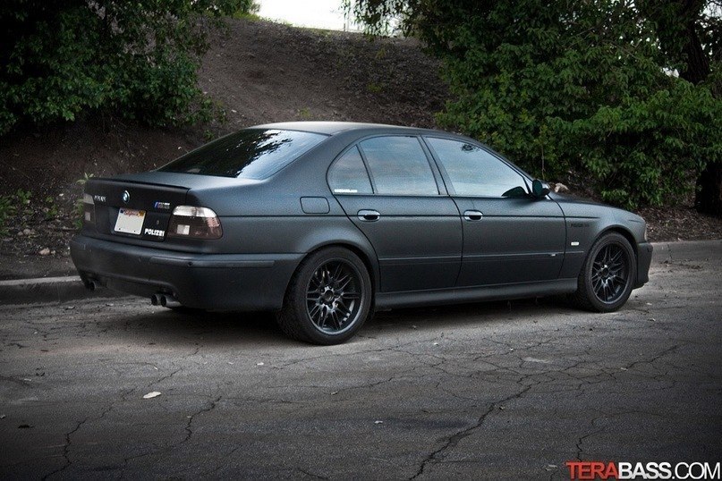 Black matte bmw e39