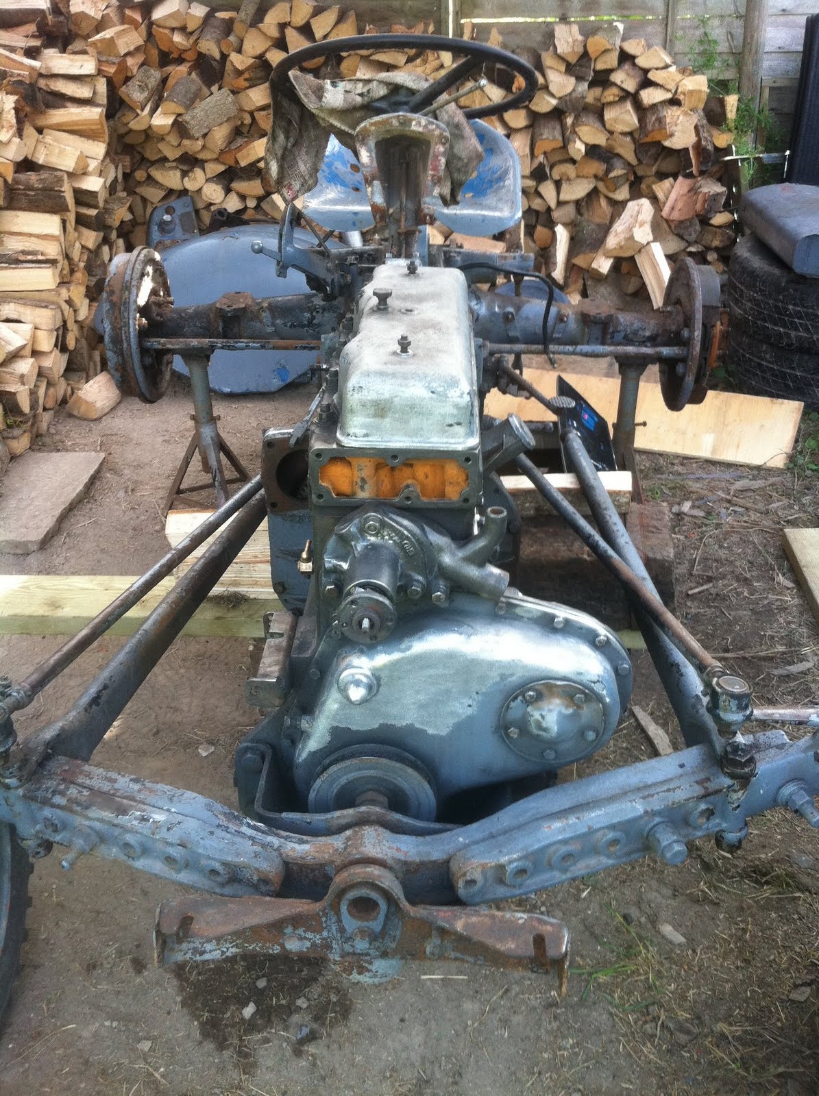 Ferguson TEF20 restoration: Wheels off