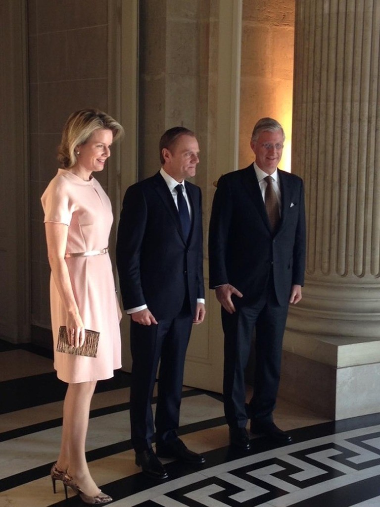 King Philippe and Queen Mathilde met with European Council President