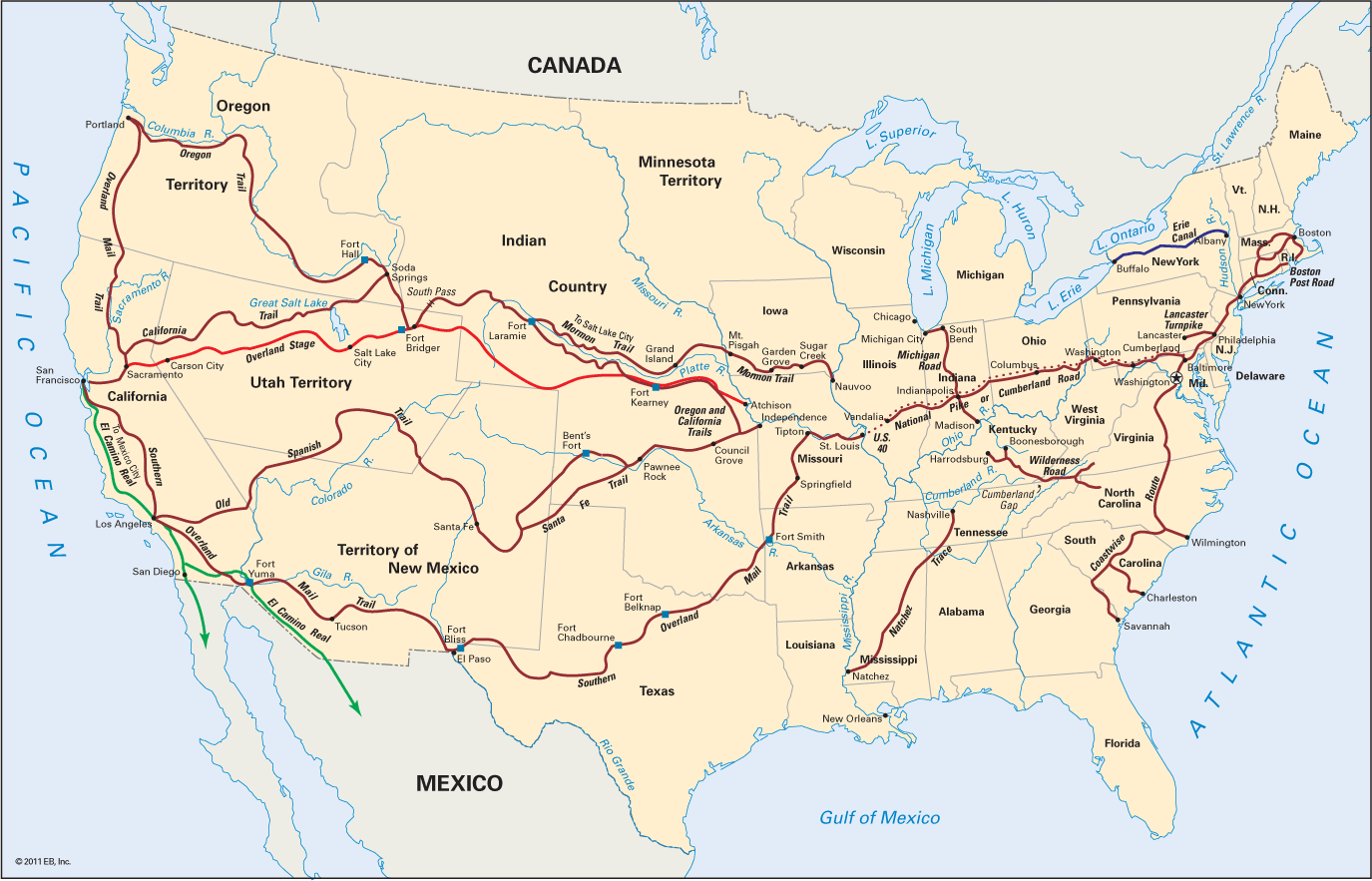 Territorial and Economic Expansion, 1830–1860