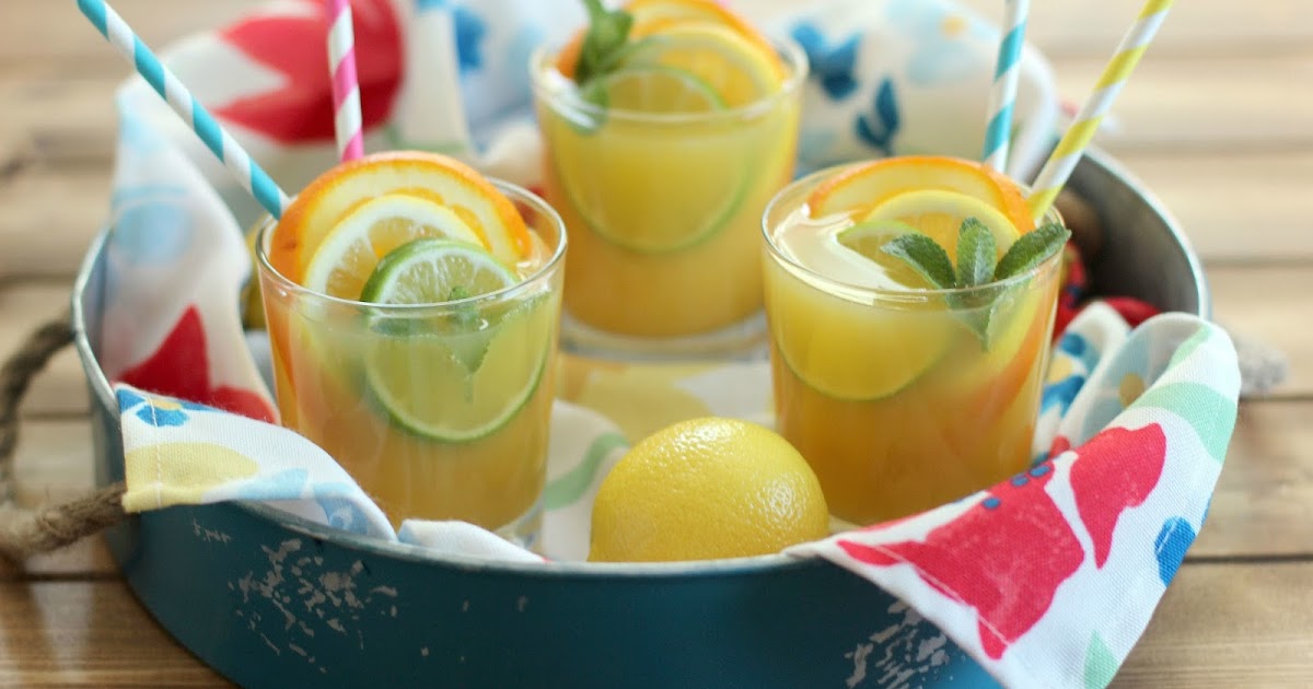 Sunshine Party Punch | Served Up With Love