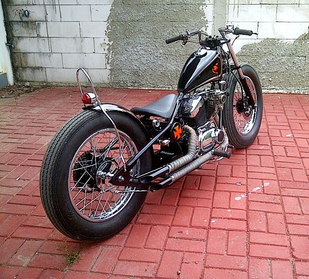 Victorious Custom Works: Kaisar Ruby 250 _ Chopper