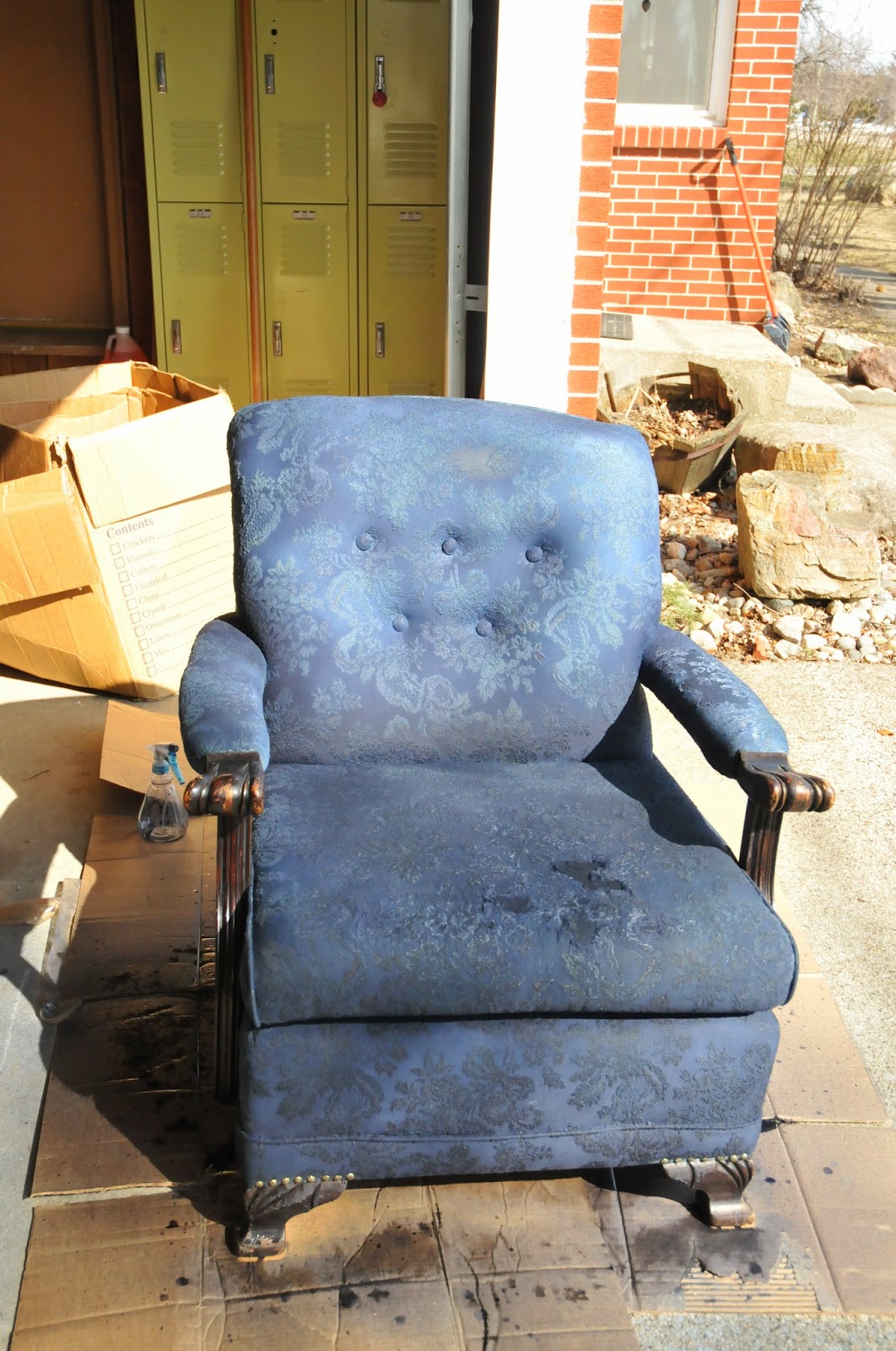 plum tree place: Chair Dye Job