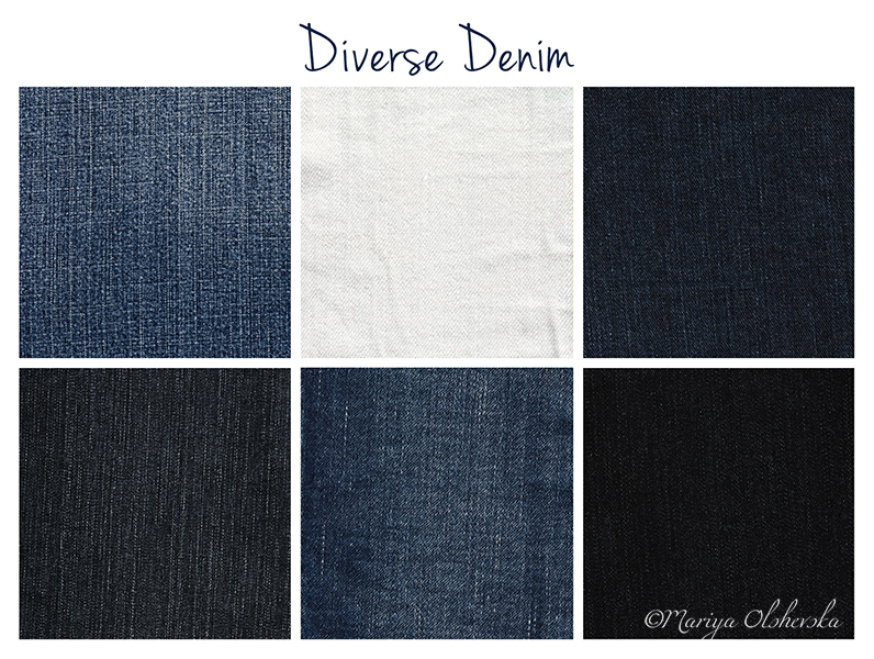Meticulous Madness: Freebie Friday - Diverse Denim Textile Textures
