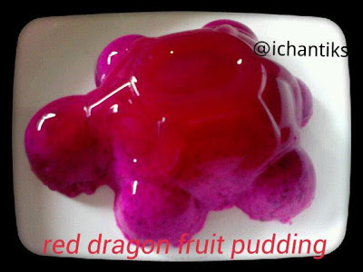 Resep MPASI: Red Dragon Fruit Pudding | Cerita Mami Kenzie Keana
