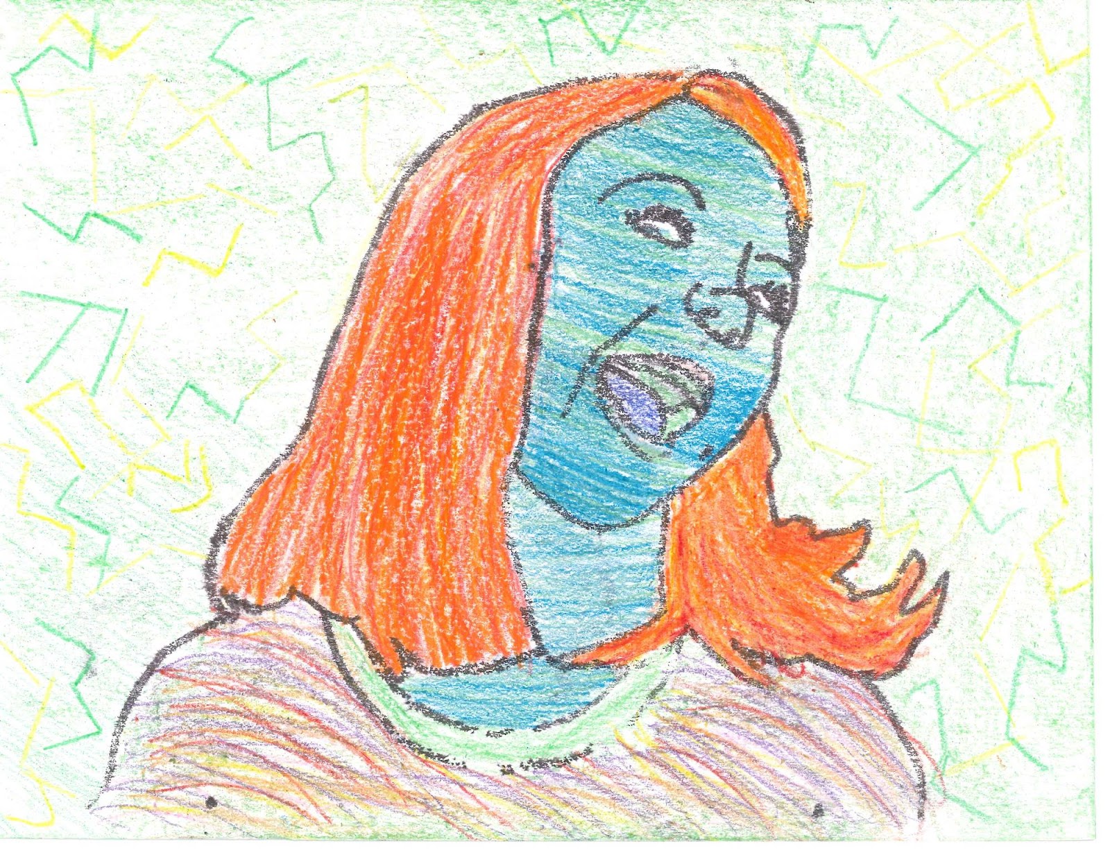 The Art Room: 5 Easy Steps to Making an Expressionist Self-Portrait.