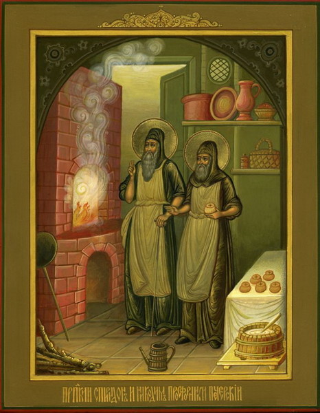 Saints Spyridon and Nikodemos, the Prosphora-Bakers (October 31st) : r ...