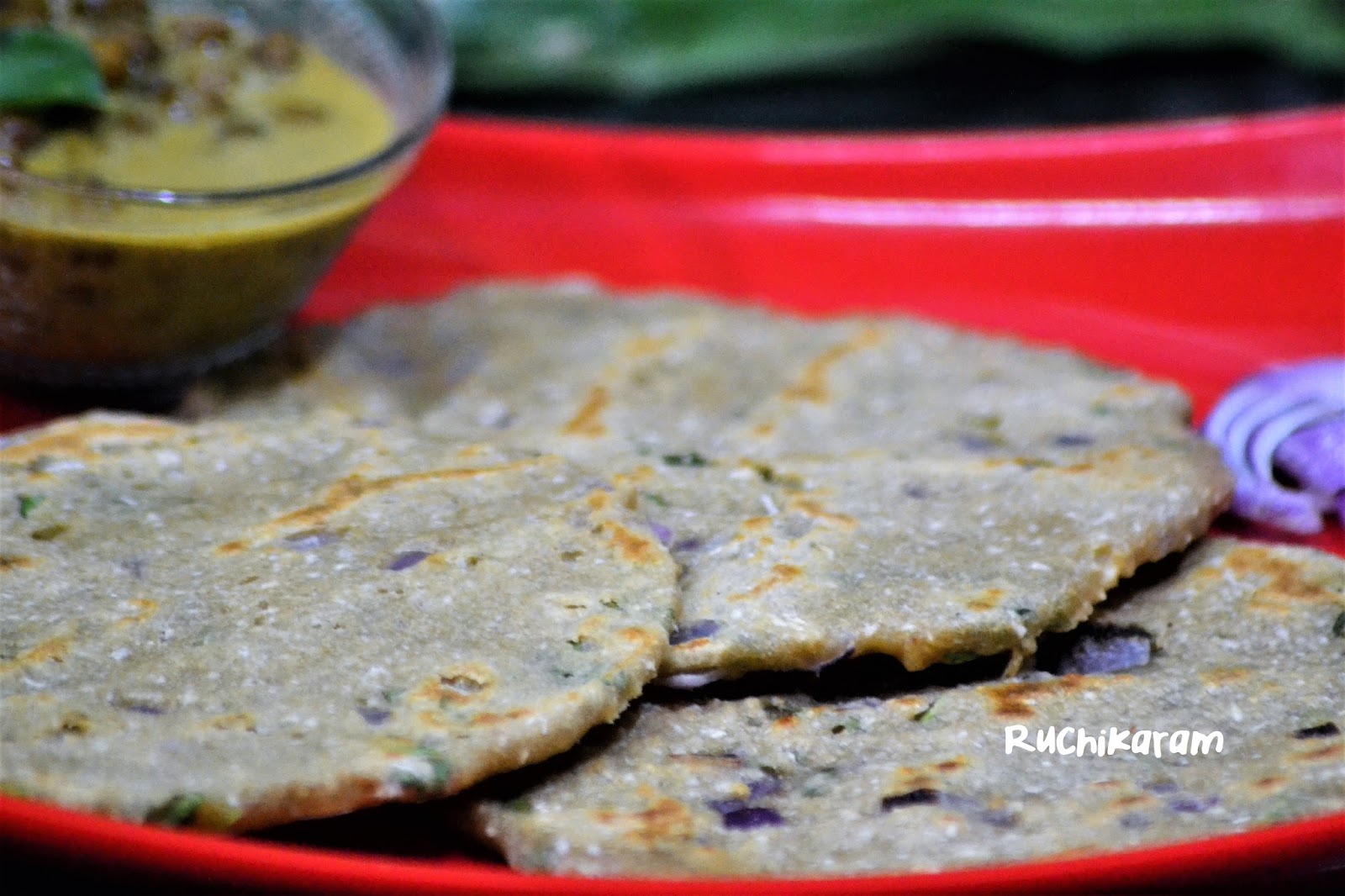 Ruchikaram: Onion Wheat Ottada | Gothambu Ottada
