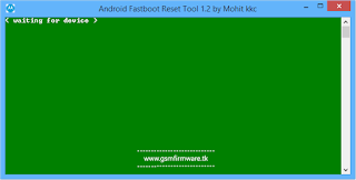 Android Fastboot Reset Tool v1.2 By Mohit kkc