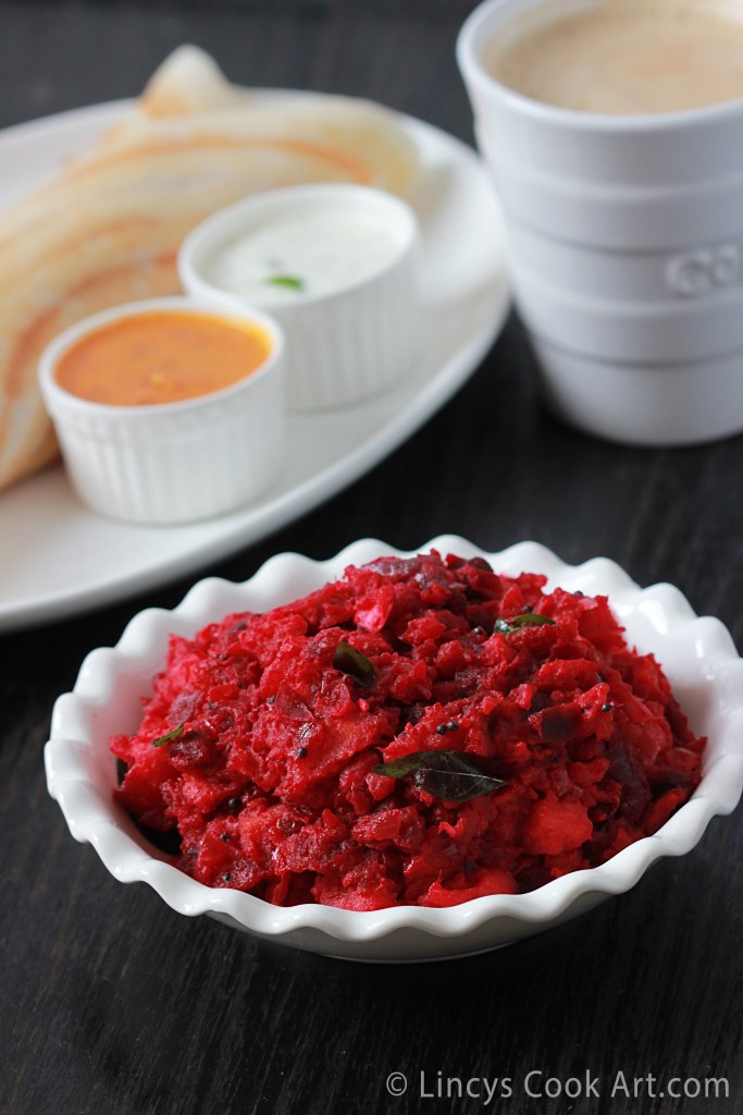 Beetroot Masala Dosa ~ Lincy's Cook Art