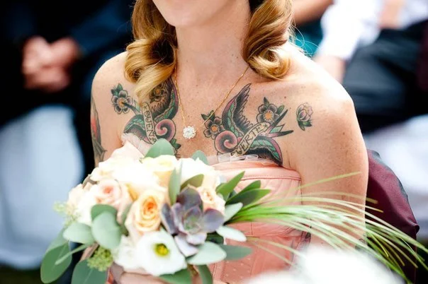 Las Novias Tatuadas Mas Bellas El Dia De Su Boda