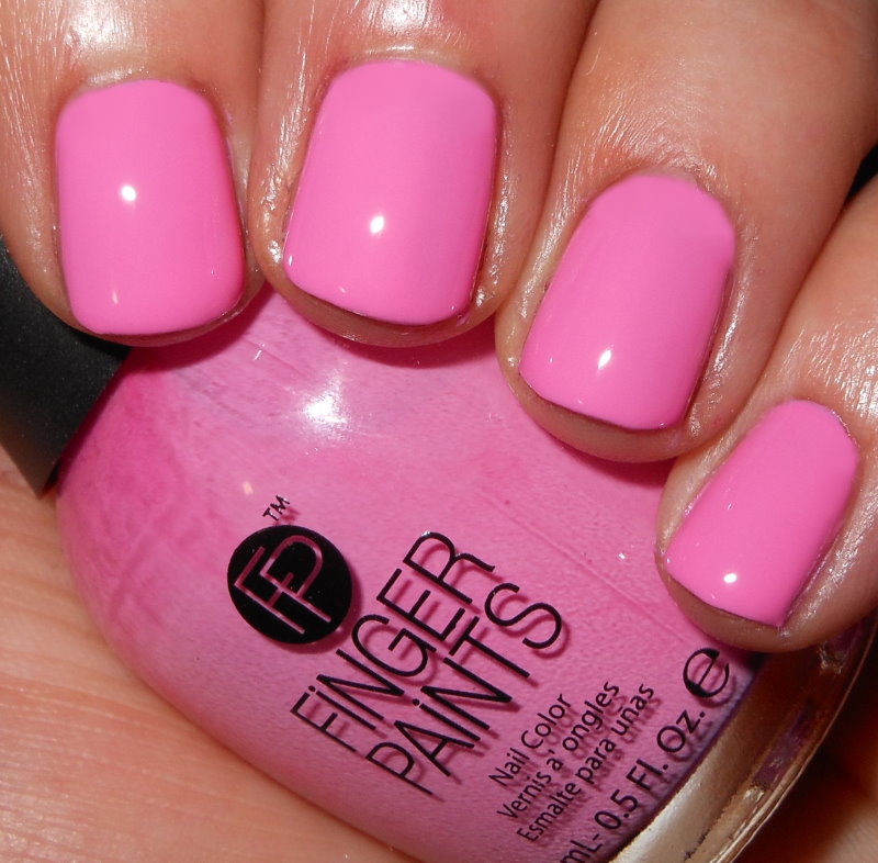 Imperfectly Painted: FingerPaints Pink Patina