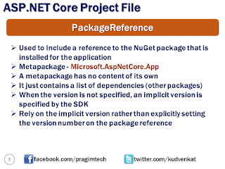 Sql server, .net and c# video tutorial: ASP.NET Core Project file - Slides