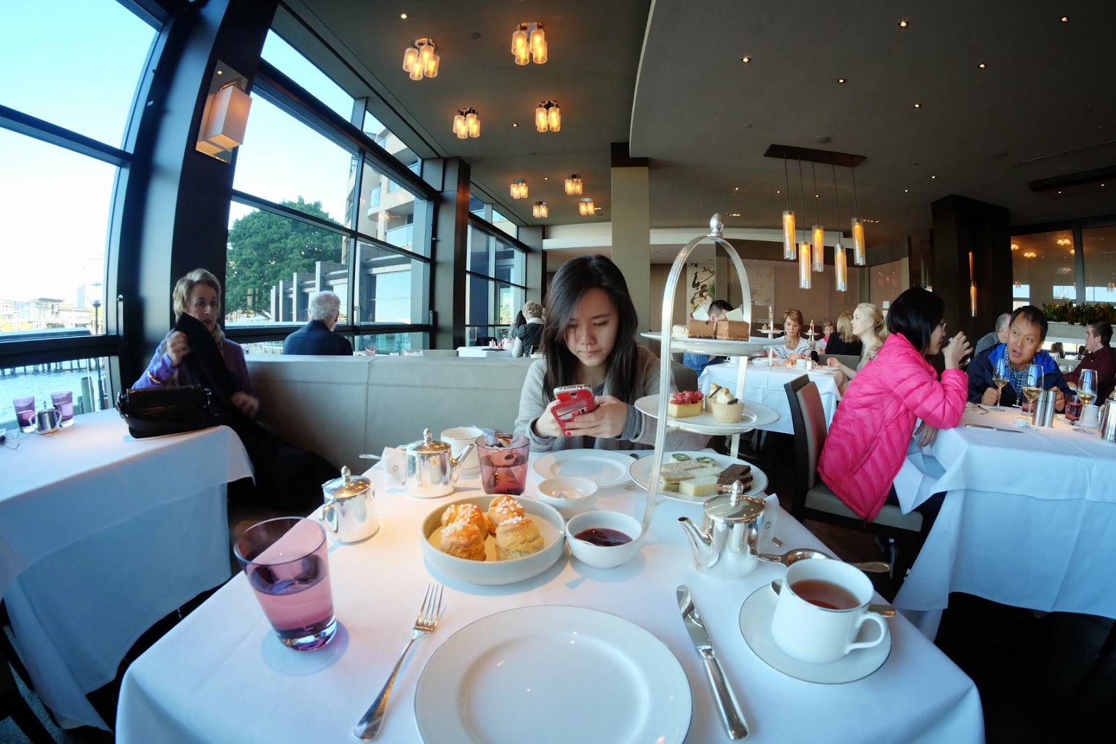 Ms. P: Afternoon high tea at Hyatt The Rocks