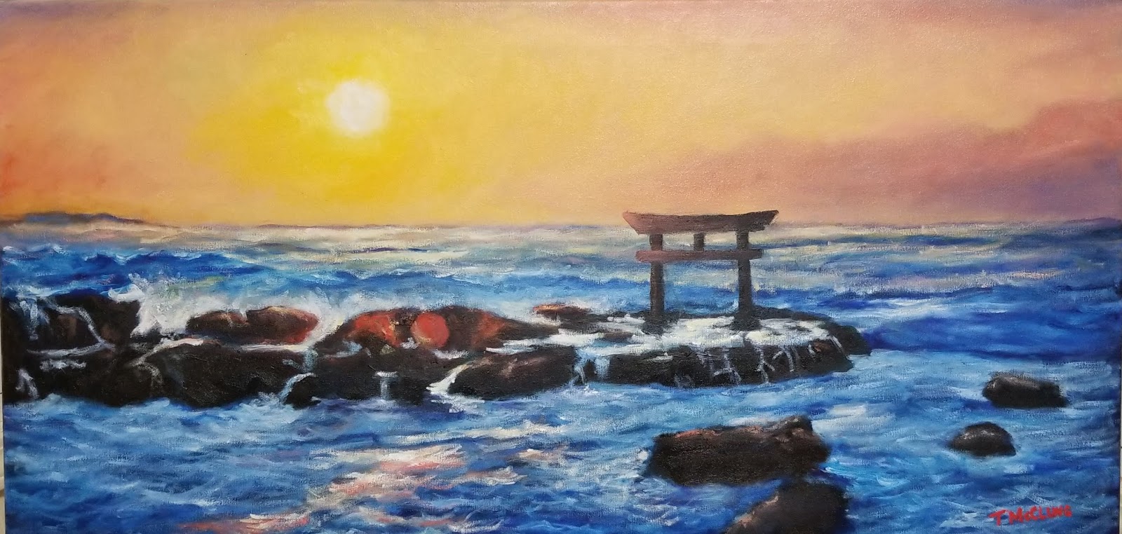 San Pedro High School Class of Winter 1964 : Tim McClung latest painting