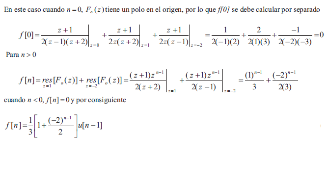 Teoria de control II: Transformada Z